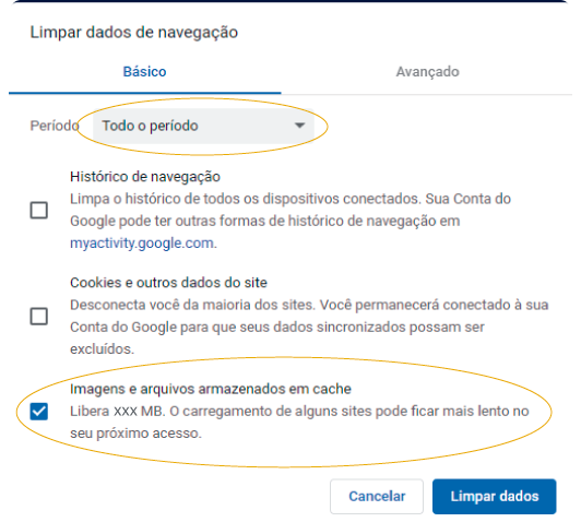 Como limpar o cache do seu dispositivo